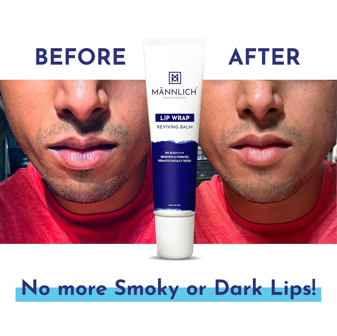 Mannlich Lip Wrap Reviving Balm SPF 50 PA++++